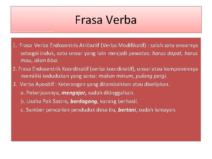 Nomina 1 Pengertian Nomina atau kata benda adalah