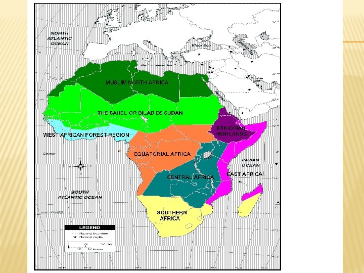 Prehistoric Africa 1 Regions in Africa SubSaharan Africa