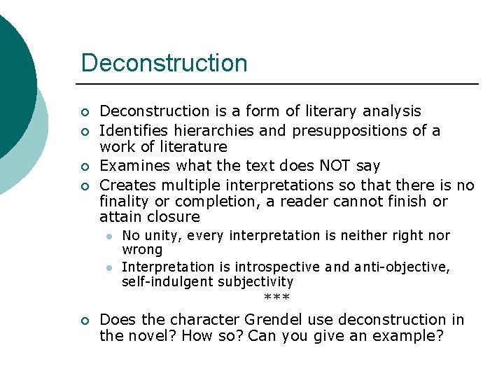 Postmodernism in Literature What is it Movement began