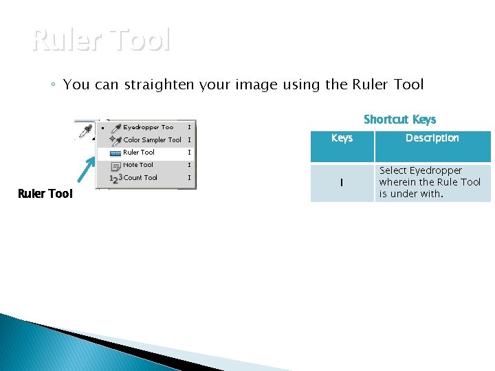 Basic Photo Corrections Intro to Photoshop Chapter Objectives