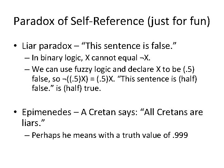 Fuzzy Logic By Andrew Pro References Alexander Thor