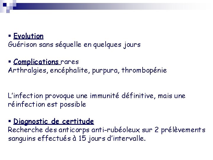 RUBEOLE OREILLONS VARICELLE L MARCUS Fvrier 2009 RUBEOLE