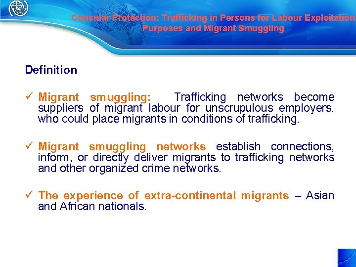 Preventing and Combating the Crime of Migrant Smuggling