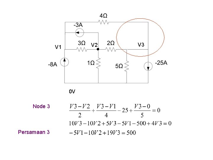 Analisis Node Analisis node berprinsip pada Hukum Kirchoff