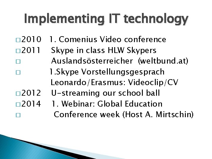 HLW St Veit International 1996 2000 Briefverkehr CDs