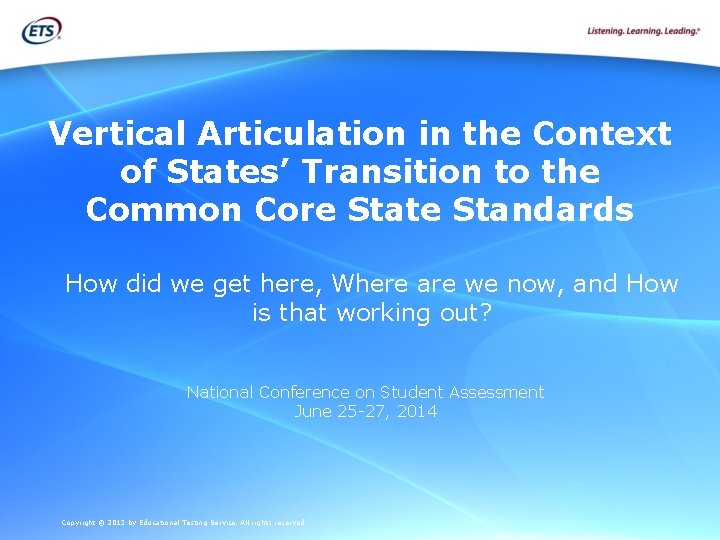 Vertical Articulation in the Context of States Transition