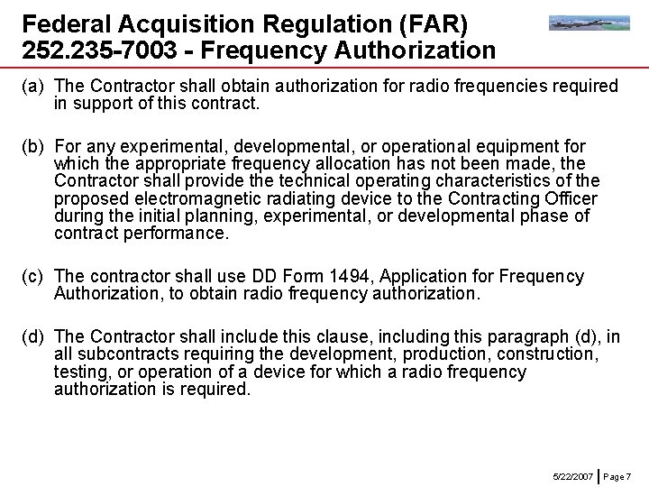 Spectrum Management Defense Contractor Perspective Rick Reaser Head