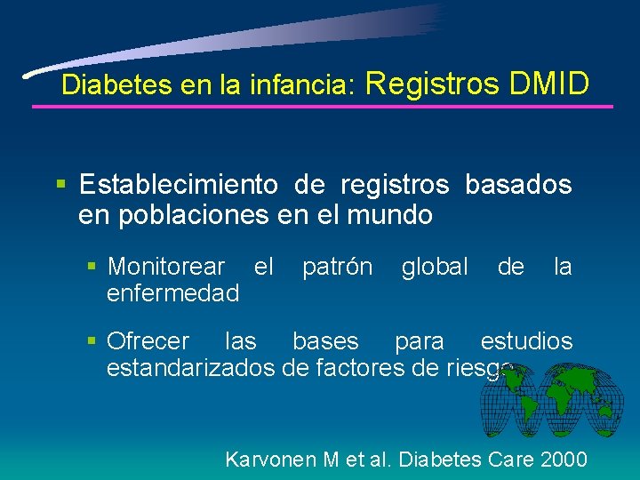Tendencias cambiantes en epidemiologa de la diabetes mellitus