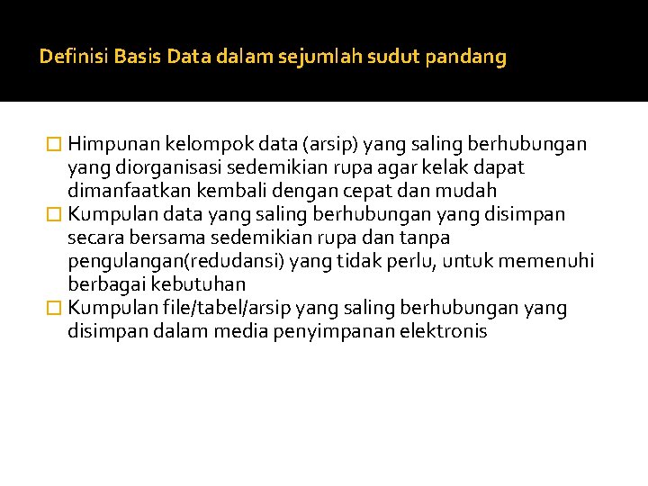 SISTEM BASIS DATA SKS Semester 4 Empat 2