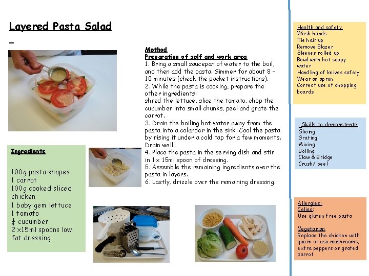 Guide to home learning 1 Choose one task
