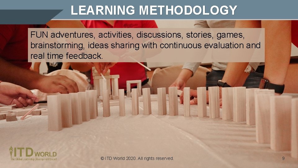 Remember teamwork begins by building trust And the