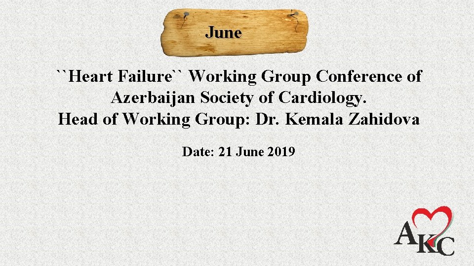 Plan of Action of Azerbaijan Society of Cardiology