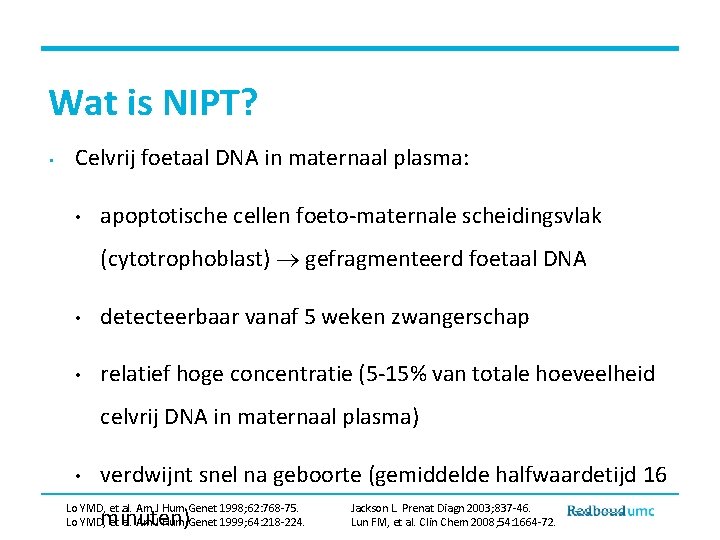 Klinische implementatie NIPT Lean Beulen AIOS Verloskunde en