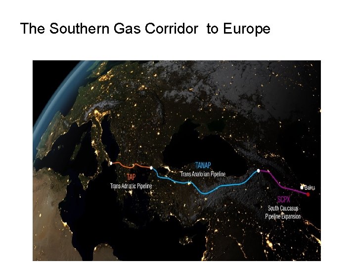 European Energy Southern Gas Corridor to Europe GT