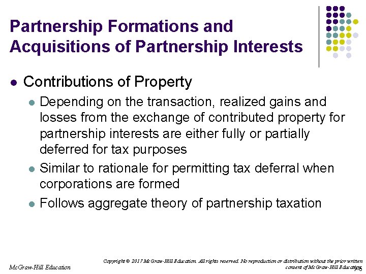 Chapter 9 Forming and Operating Partnerships Mc GrawHill