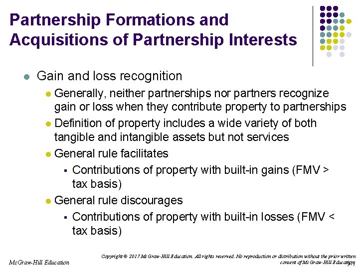 Chapter 9 Forming and Operating Partnerships Mc GrawHill