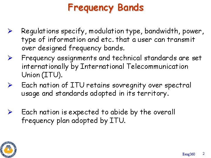 Chapter 1 INTRODUCTION Propagation of Electromagnetic Waves Information