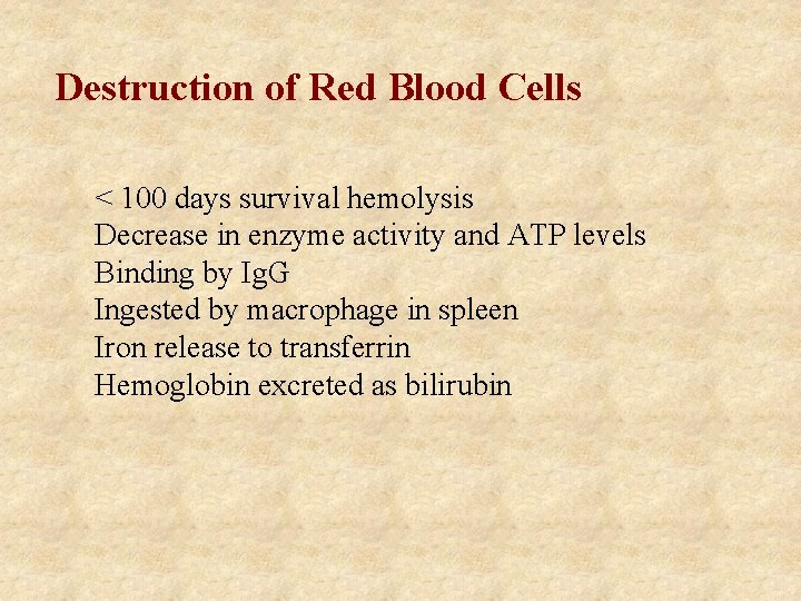 Chapter 32 Red Blood Cells Anemia and Polycythemia