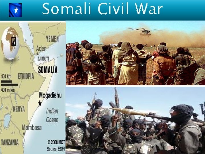 The Somali Civil War Waving Flag original version
