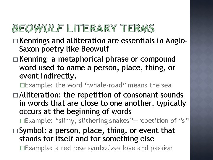 Background and Important Terms First great work of