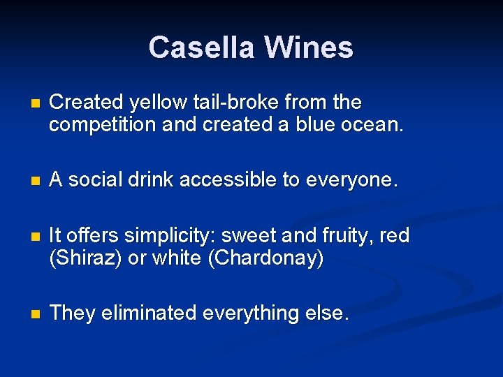 Blue Ocean Strategy Analytical Tools and Frameworks Team