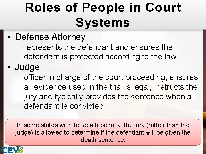 1 Objectives To determine the five main levels