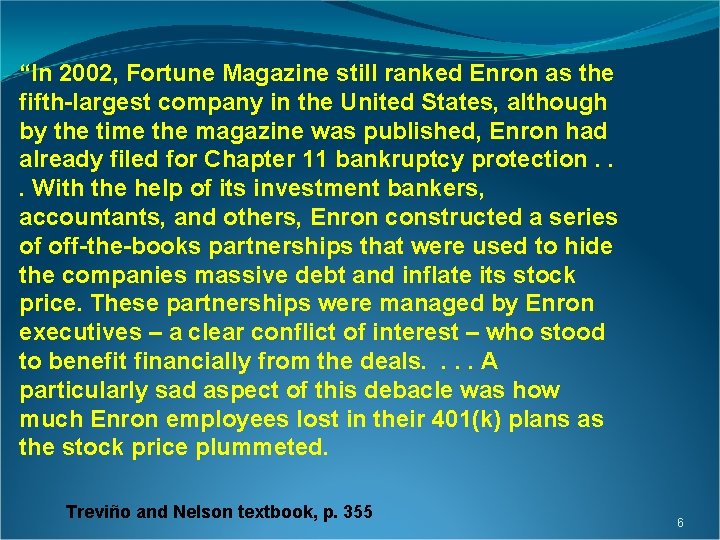 Professional and Business Ethics Prof Peter Hadreas Spring