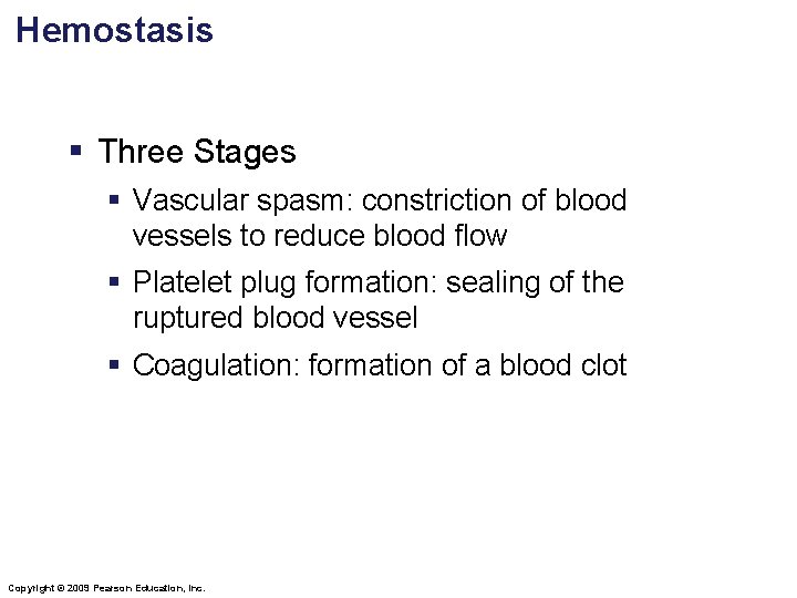Blood Ch 7 Oxygen The Functions of the