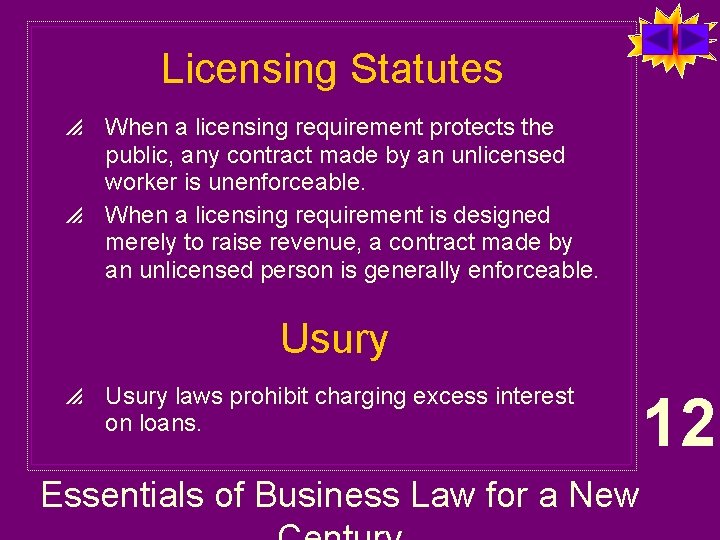 12 Essentials of Business Law for a New