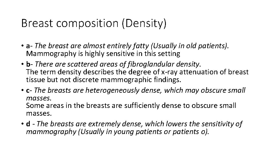 Mammography Reem Hasweh MD AlBalqa Applied University Mammography