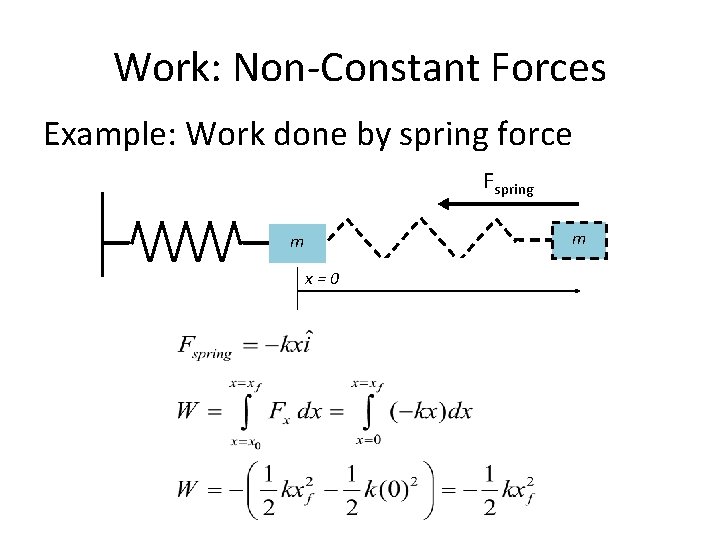 Work Energy and Momentum Tanya Liu Notes All