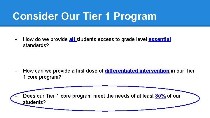 What is RTI A schoolwide system that does