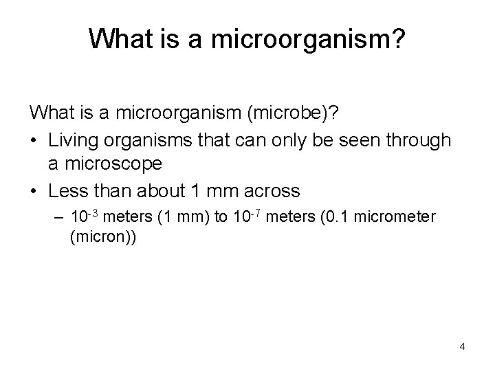 BIO 3308 MICROBIOLOGY 1 Chapter 1 Microbial Life
