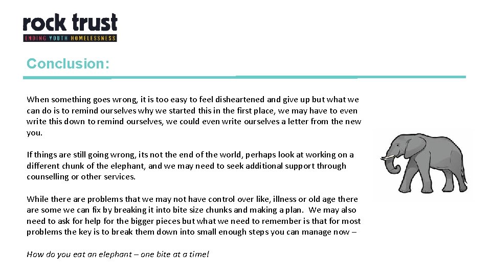 How to Eat an Elephant Problem solving skills