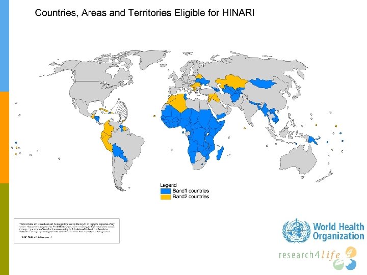 Title Presenting HINARI to Visitors from Eligible Countries