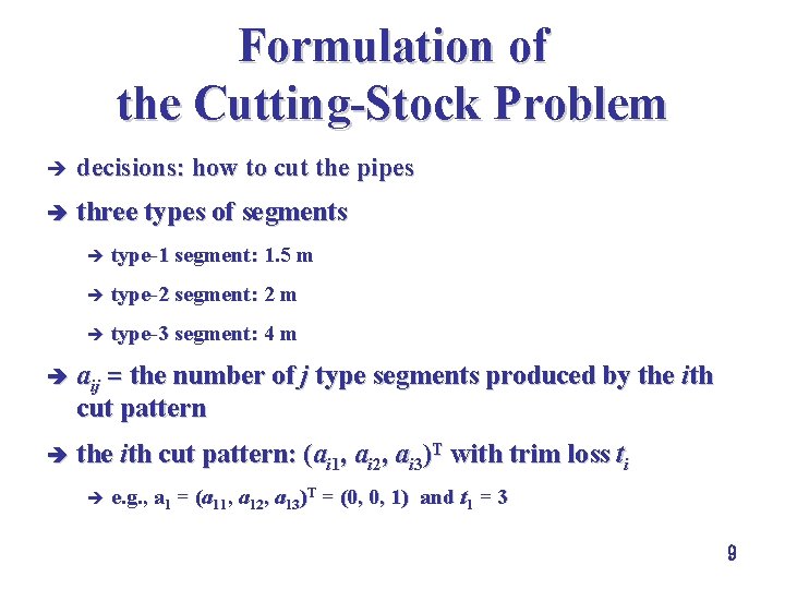 Lecture 6 Knapsack Problem Quadratic Assignment Problem 1