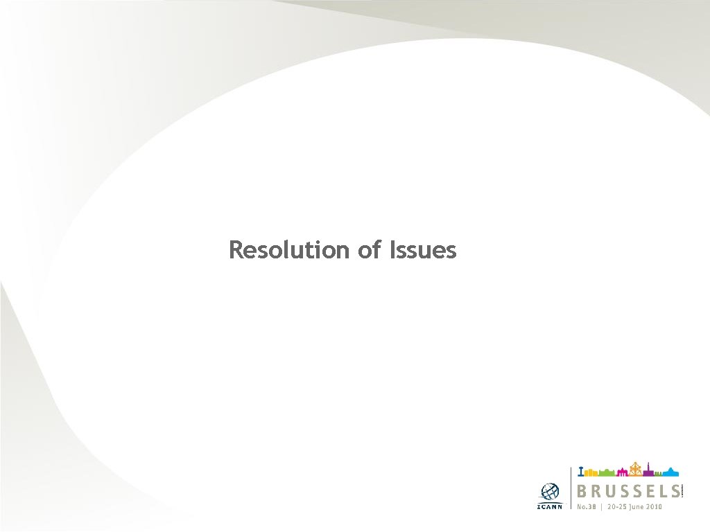 Governmental Advisory Committee New g TLD Program Briefing