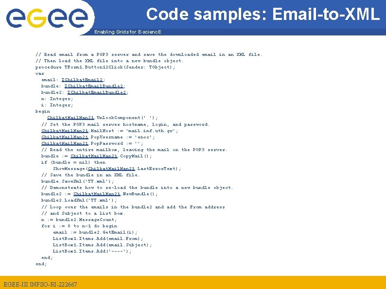 Enabling Grids for Escienc E Common trouble ticket
