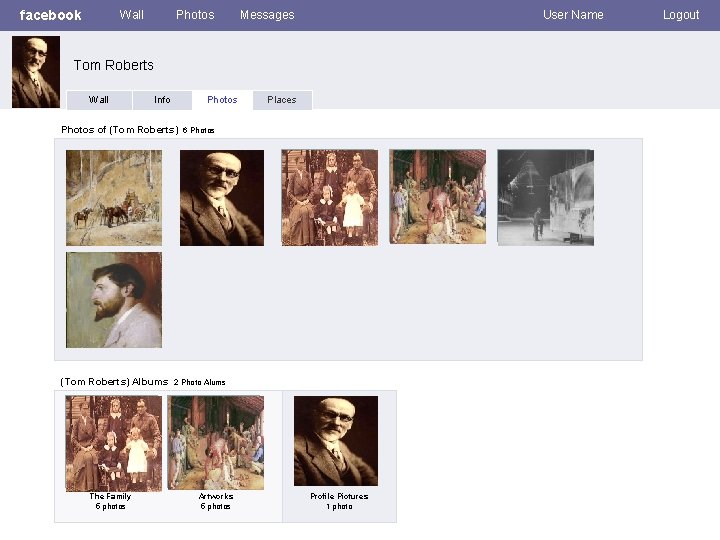facebook Wall Photos Messages Tom Roberts Wall Info