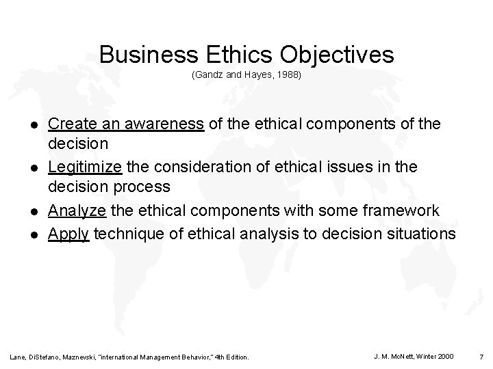 Corporate Social Responsibility A companys only social responsibility