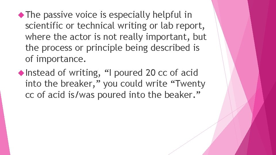 Unit 3 Notes 26 Active Passive Voice Remember