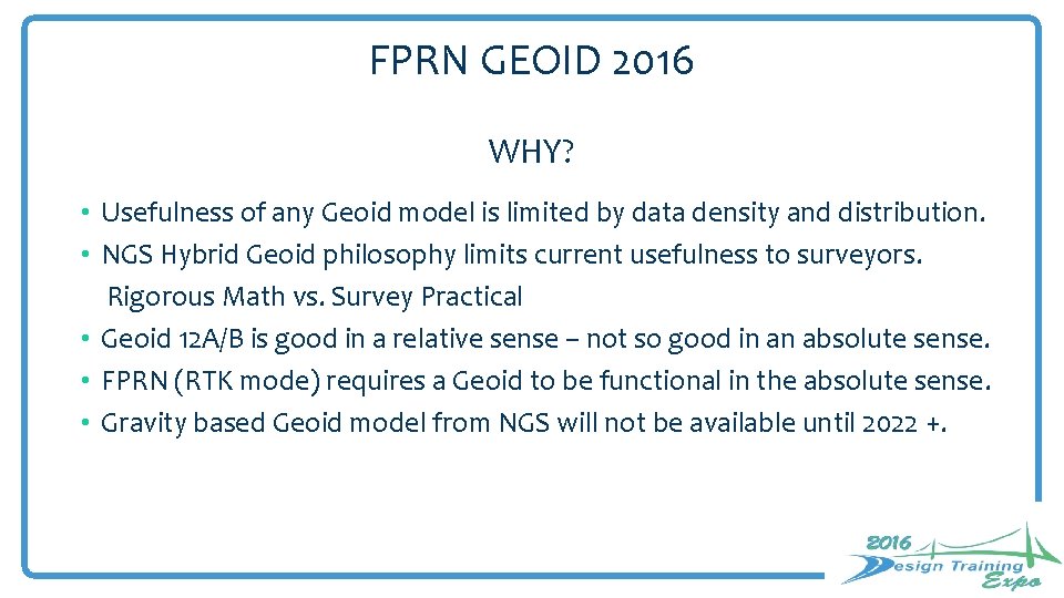 Florida Permanent Reference Network Florida Custom Geoid and