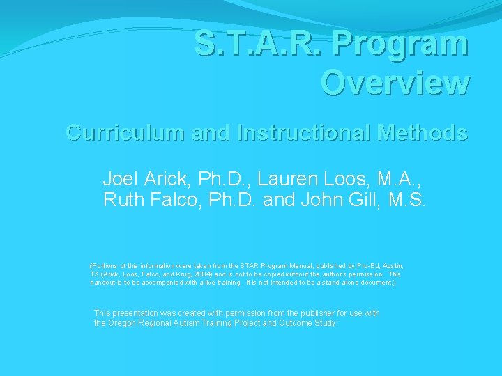 STAR based on S trategies for eaching T