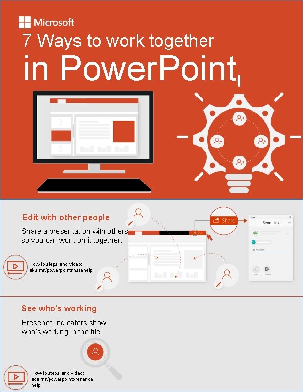 7 Ways to work together in Power Point
