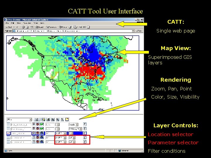 Combined Aerosol Trajectory Tool CATT Indicates the origin