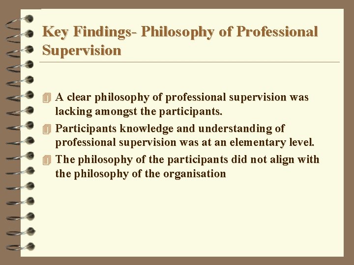 PROFESSIONAL SUPERVISION PRACTICE UNDER NEW PUBLIC MANAGEMENT A