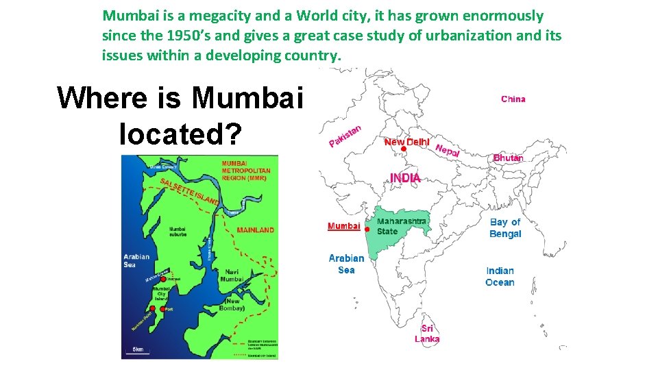 The growth of megacities What Causes and consequences