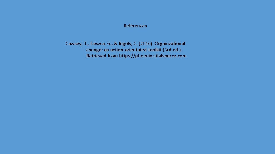 Change Process Communication Plan Mark Rumph AET560 January