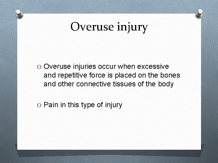 Dealing with sports injuries Anita Turbak Faculty of