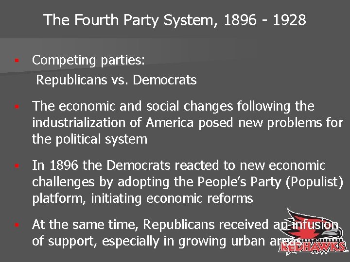 CHAPTER 2 The Party Battle in America Throughout